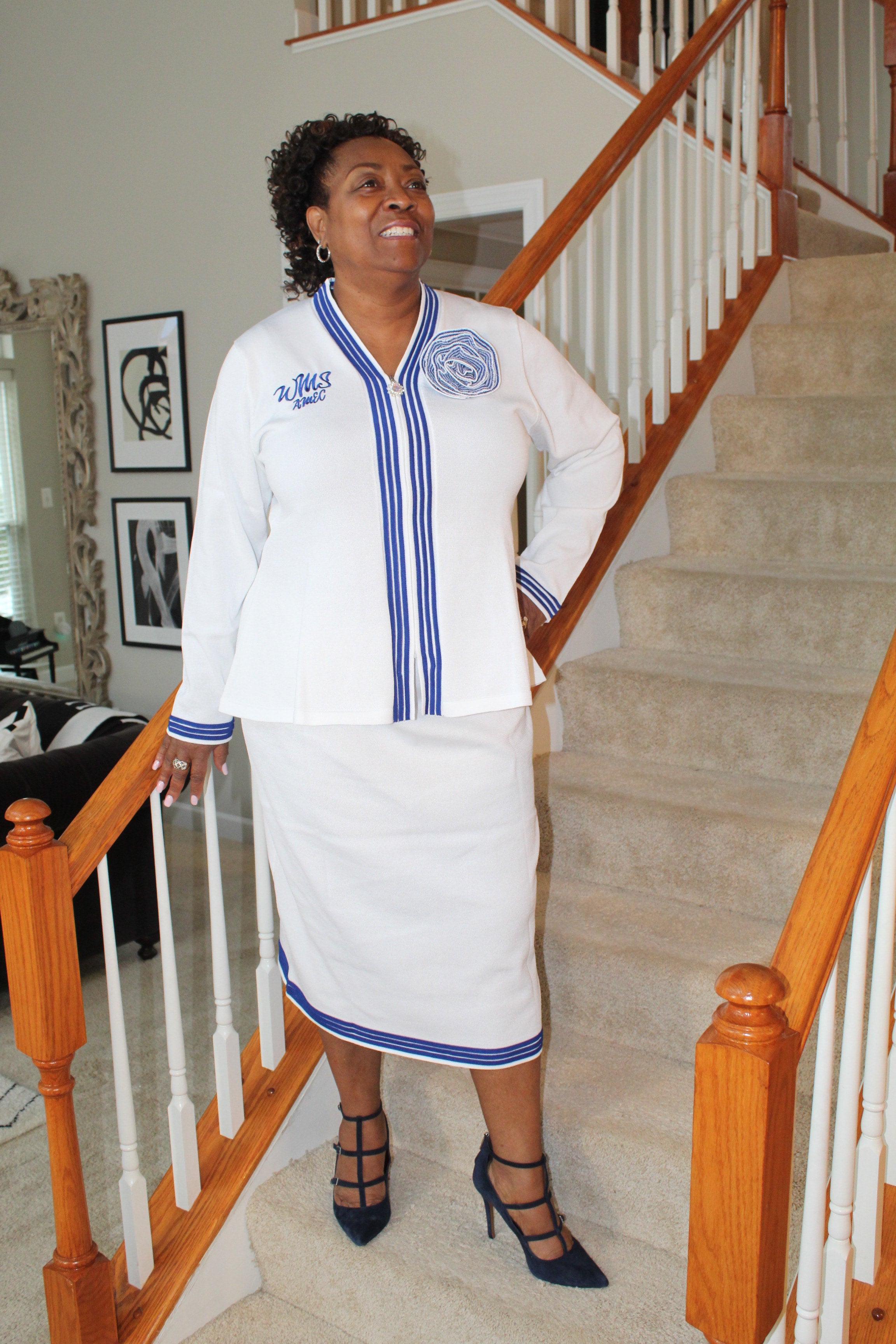 WMS White Knit Suit